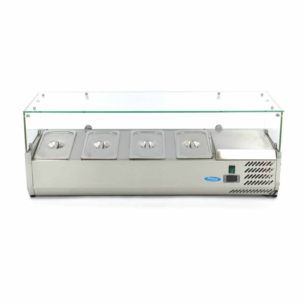 ΨΥΧΩΜΕΝΗ ΒΙΤΡΙΝΑ ΕΠΙΤΡΑΠΕΖΙΑ SETUP 120EK-1/3 GN | Exes