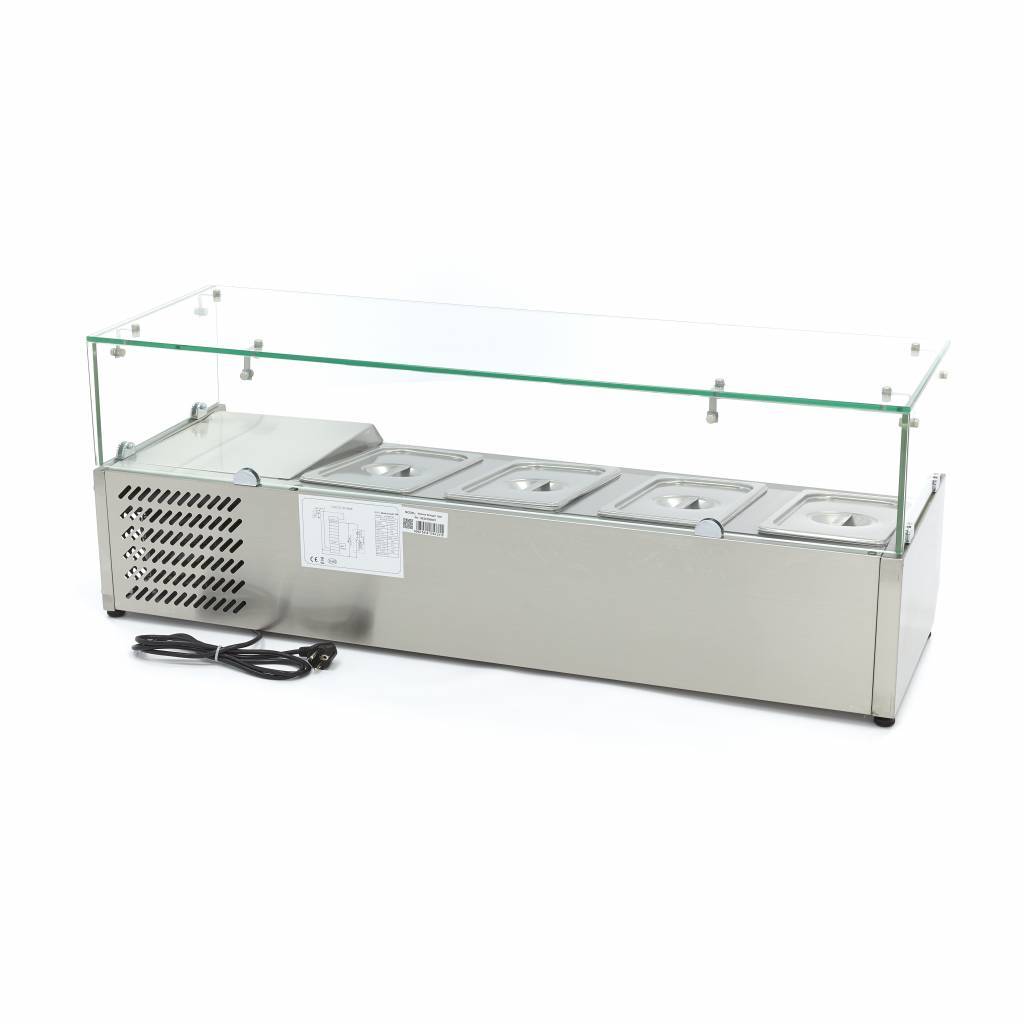 ΨΥΧΩΜΕΝΗ ΒΙΤΡΙΝΑ ΕΠΙΤΡΑΠΕΖΙΑ SETUP 120EK-1/3 GN | Exes